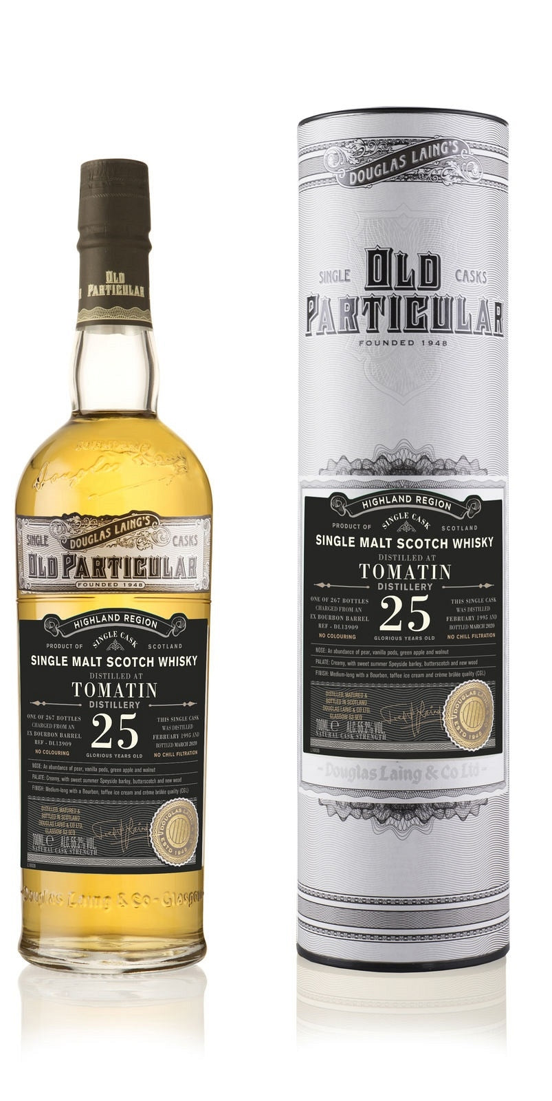 tomatin 1995 25 year old old particular | single malt whisky