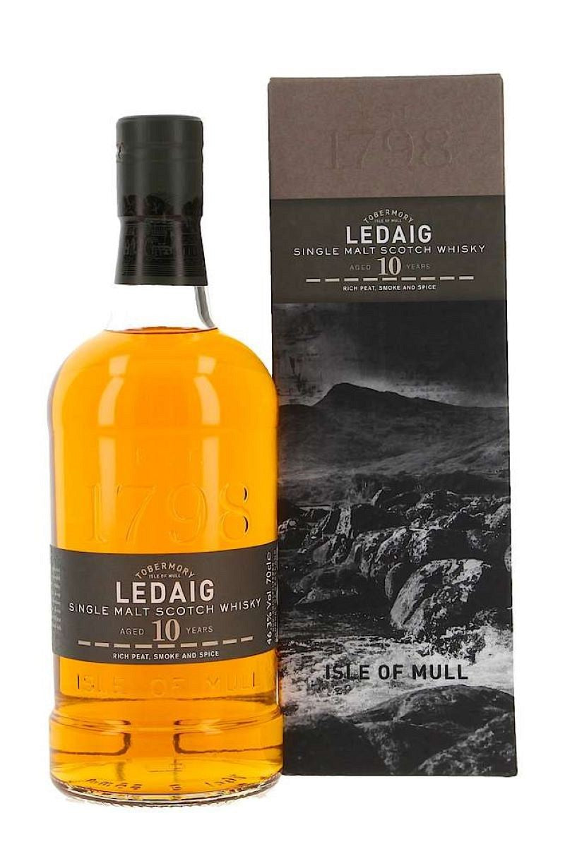 Ledaig Single Malt Scotch 10 Year Old Whisky, 70 cl